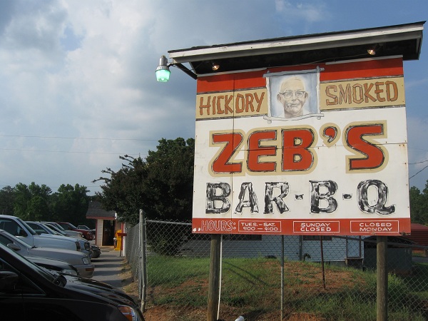 Zeb’s Bar-B-Q, Danielsville GA – Marie, Let's Eat!